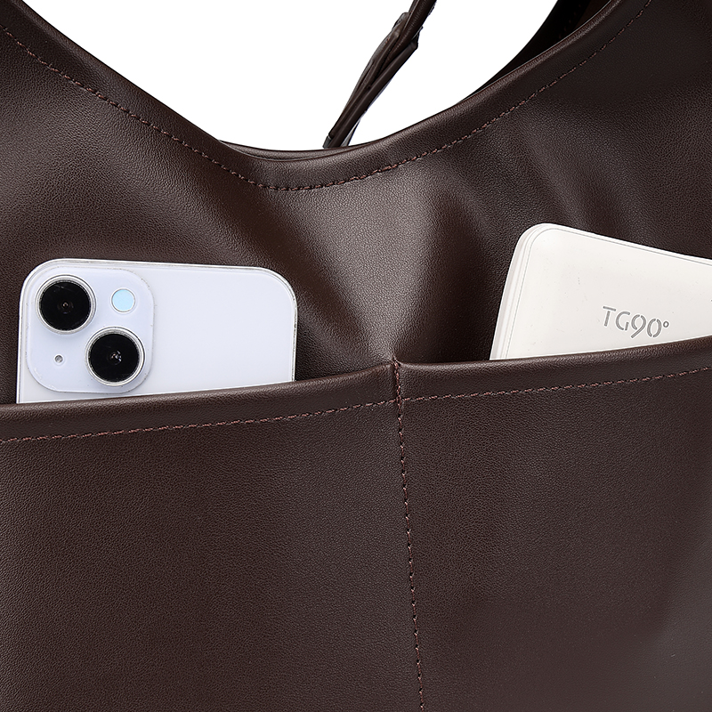 【Mumu Select】M395 Simple 2in1 Women Shoulder Bag Leather Large Office ...