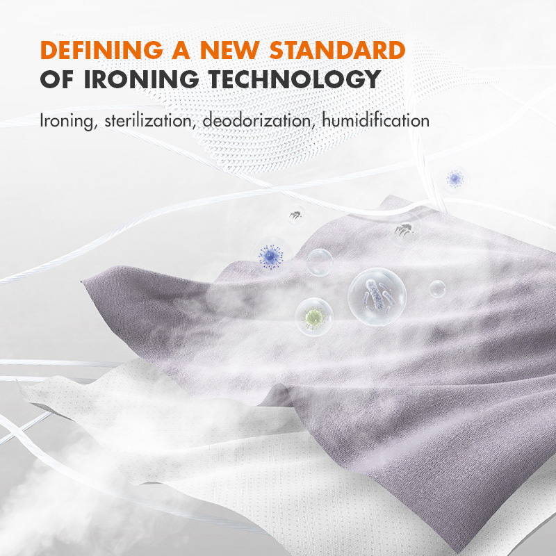 Gaabor Steamer Iron For Clothes 2-in-1 Garment Steamer 1.8L White(Free ...