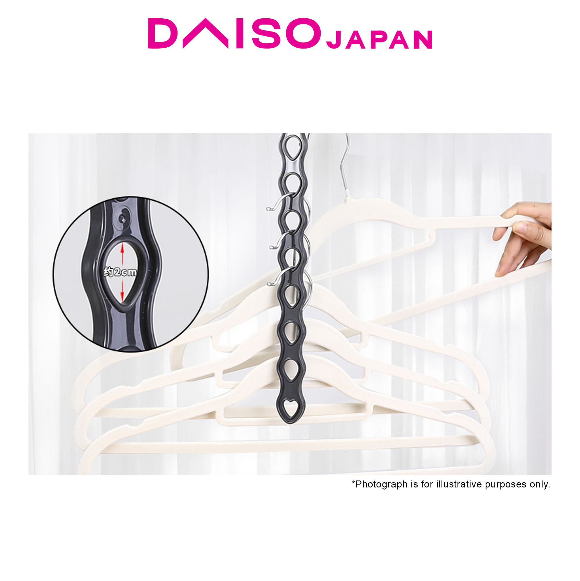Daiso Hanger Stocker for Closet (2pcs) | Shopee Philippines