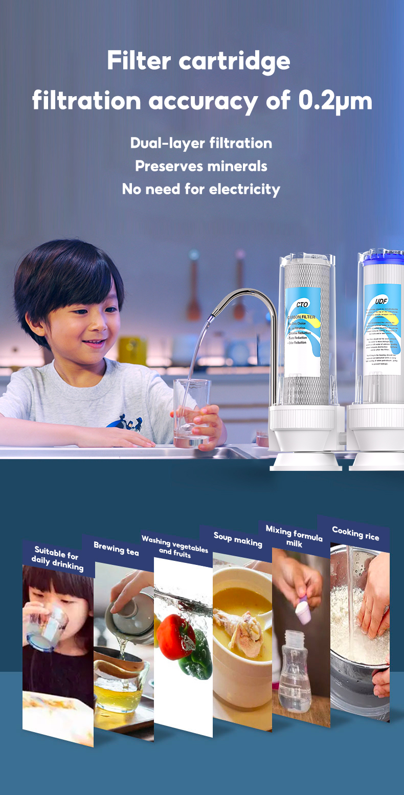 Tixx Water Purifier 3 Stage Filtration Healthy Home Water Purifier ...