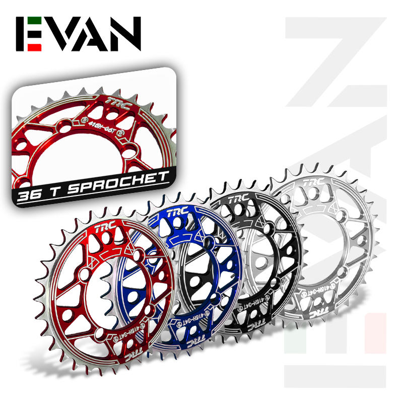 EVAN COM TRC CNC SPROCKET 36T FOR RAIDER FI/CARB, WAVE 125 | Shopee ...