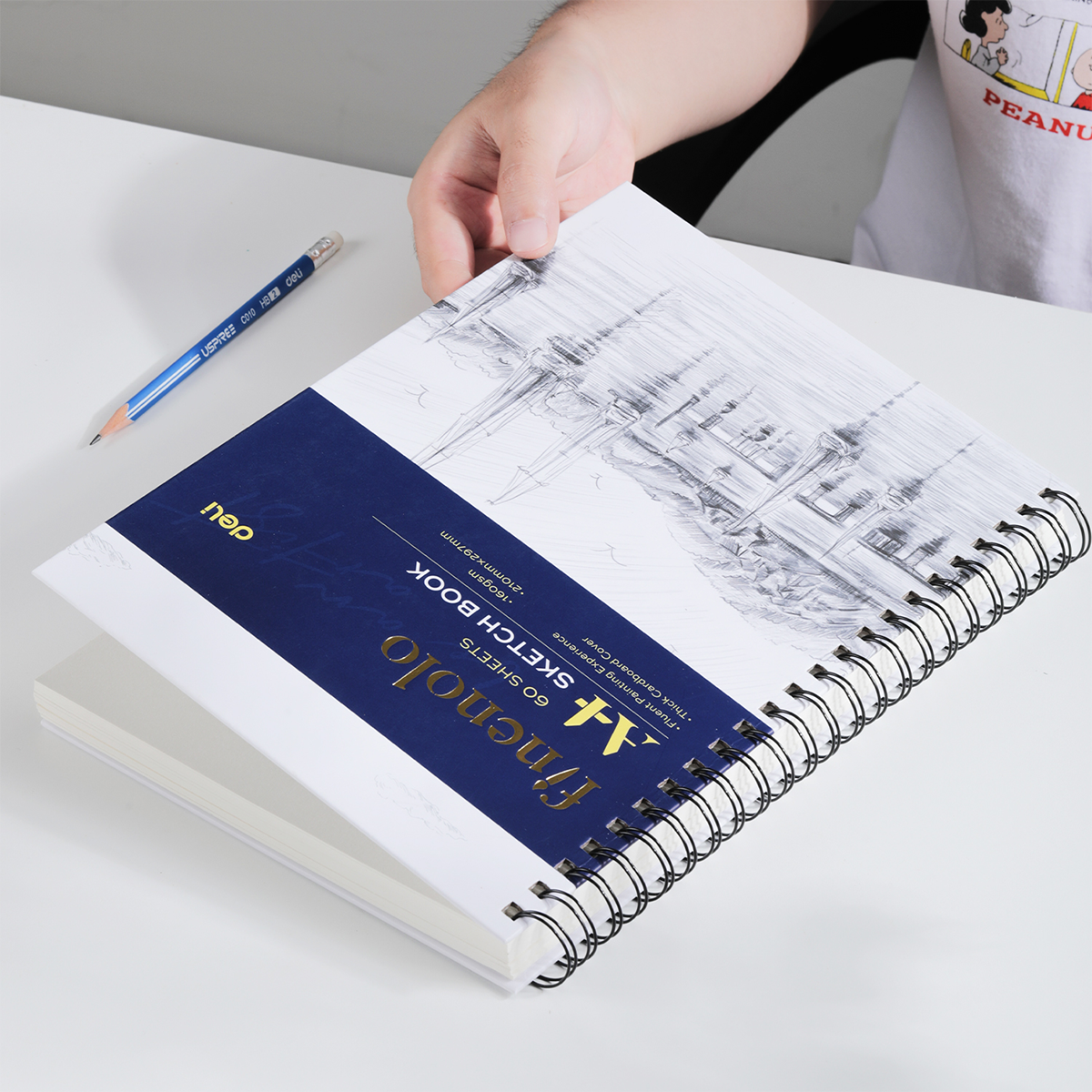 Deli Sketchbook C275/C276/C402/C403/N722/N723 A4/A5 | Shopee Philippines