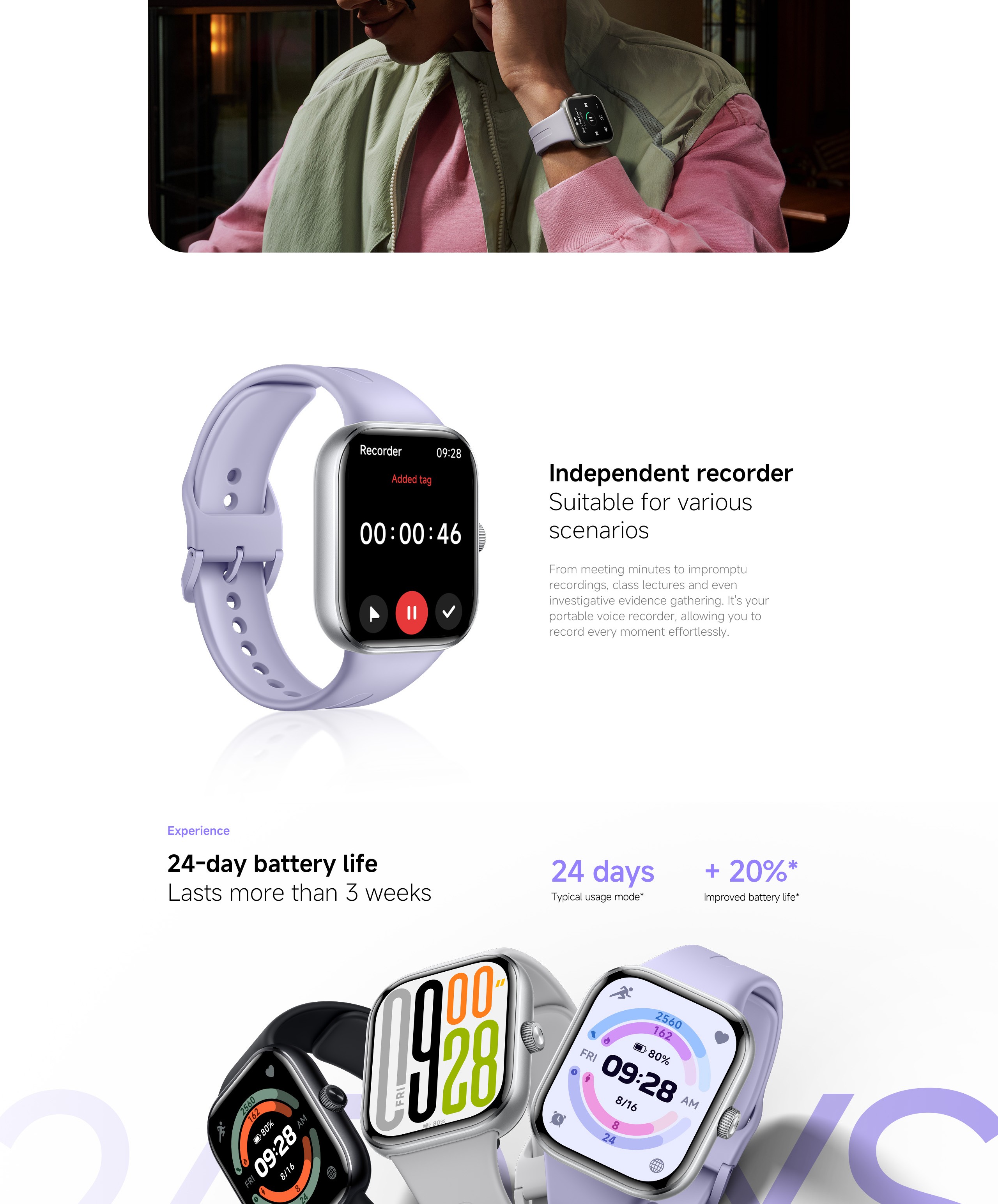 [NEW]Xiaomi Redmi Smart Watch 5 High Refresh Rate 2.07'' AMOLED Screen ...
