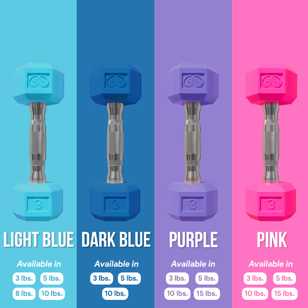Dumbbell set HEX Dumbbell Colored Dumbbells, 5/10/11/15/20LBS Scratch ...