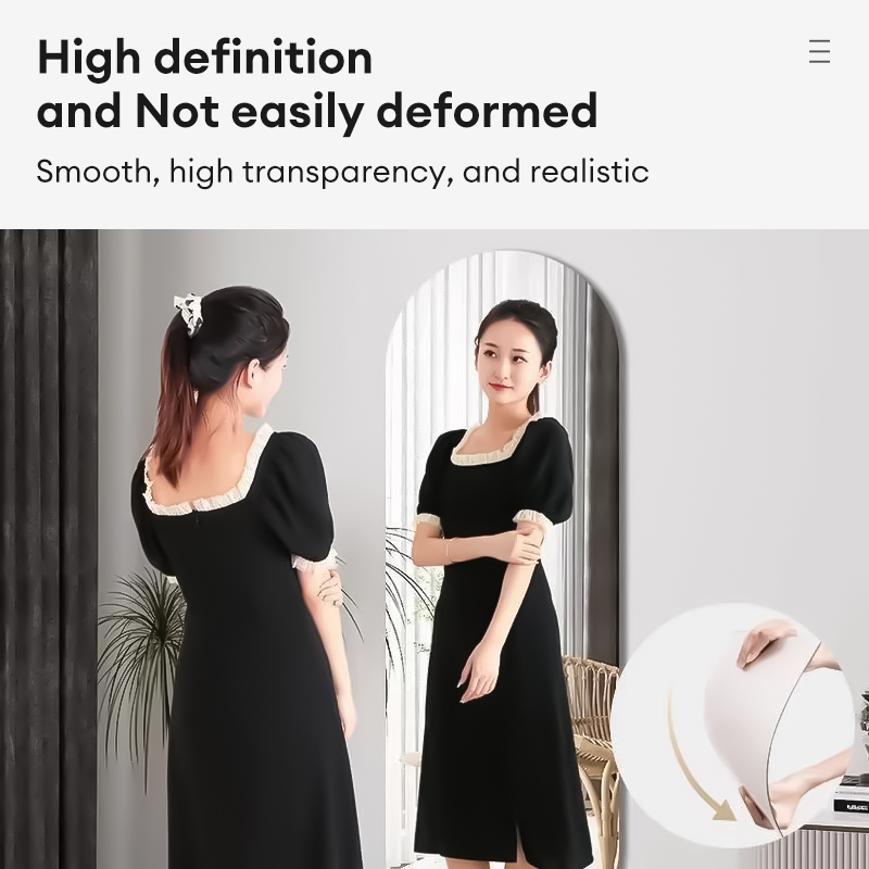 HD Body Mirror Acrylic Mirror Full Body Mirror Full-length MirrorWall ...
