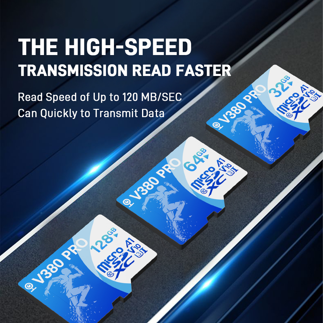 ICSEE V380 PRO High Speed Micro SD Card 16/32/64/128GB U3 TF Card For ...