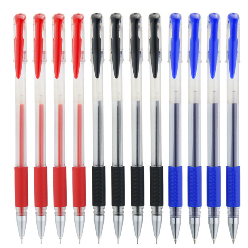 200pcs BallPen set Gel Pen 0.5 mm Black Ink sign pen ball pen Rods ...