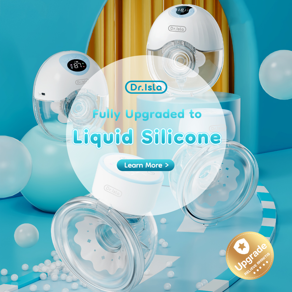 Dr.isla breast pump electric wireless Handsfree 4 Modes Liquid silicone ...