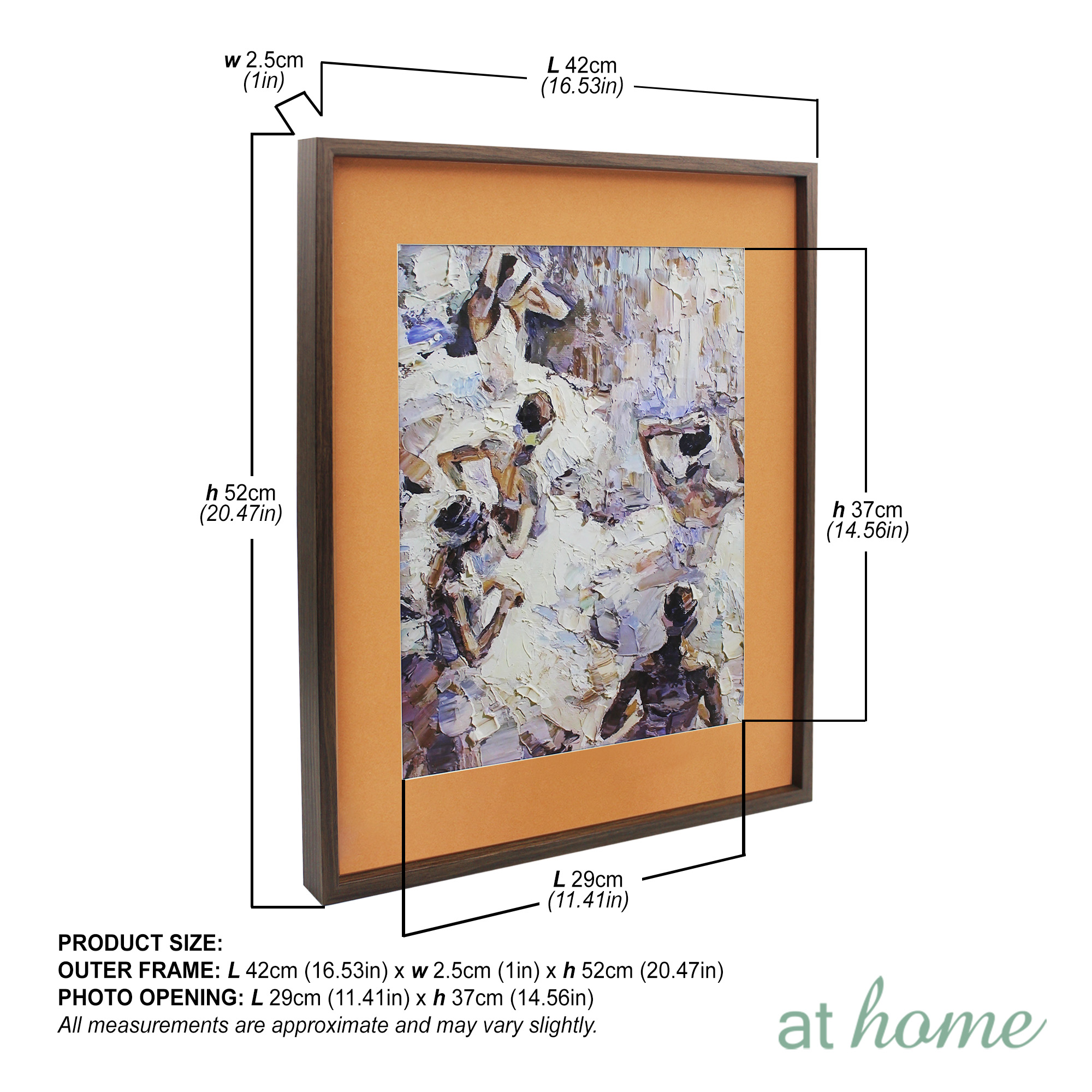 At Home 1pc Sandy Wall Art – Ready to Hang Wall Art for Nordic Home ...
