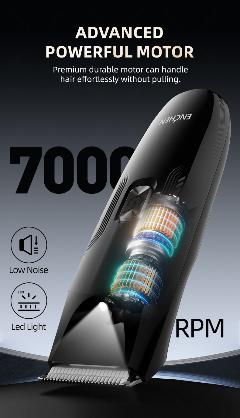 ENCHEN Body Hair Trimmer Spark3 Electric Groin&Body Hair Groomer Waterproof Bikini Trimmer With ...