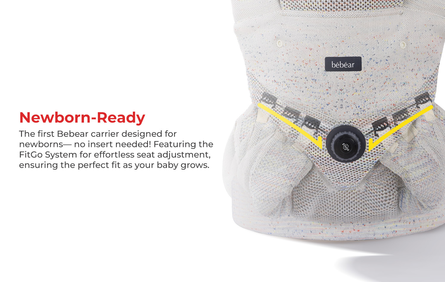 Bebear CloudKnit 3 Way Comfort Carrier (Stardust Black) | Shopee Philippines