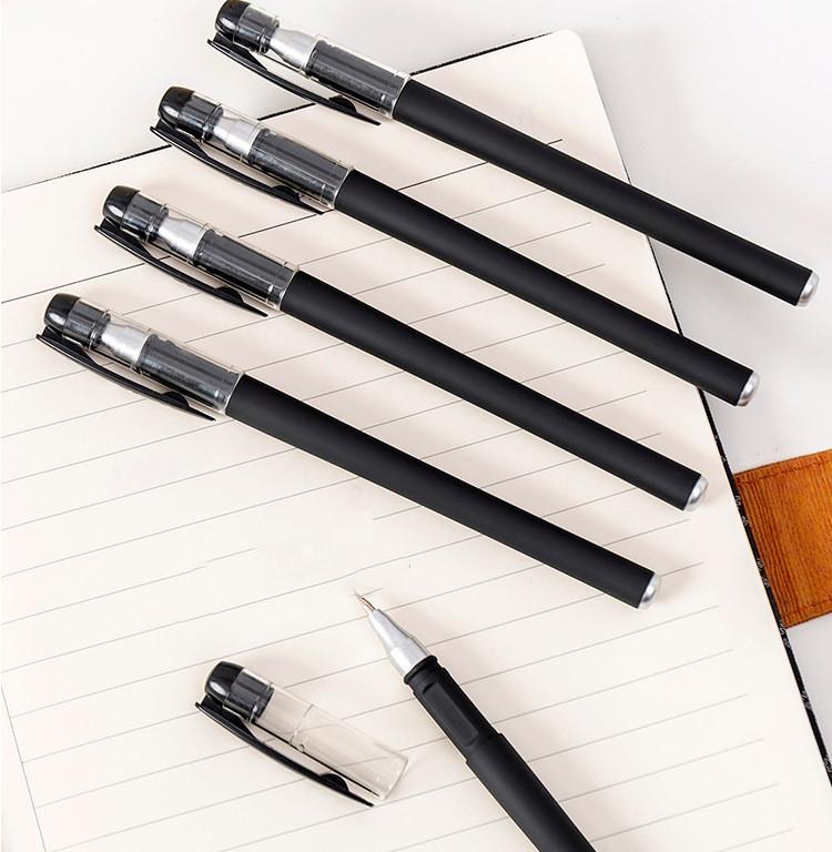 5pen +20 refill ballpen set organizer Carbon Pen Gel pen black 0.5mm ...
