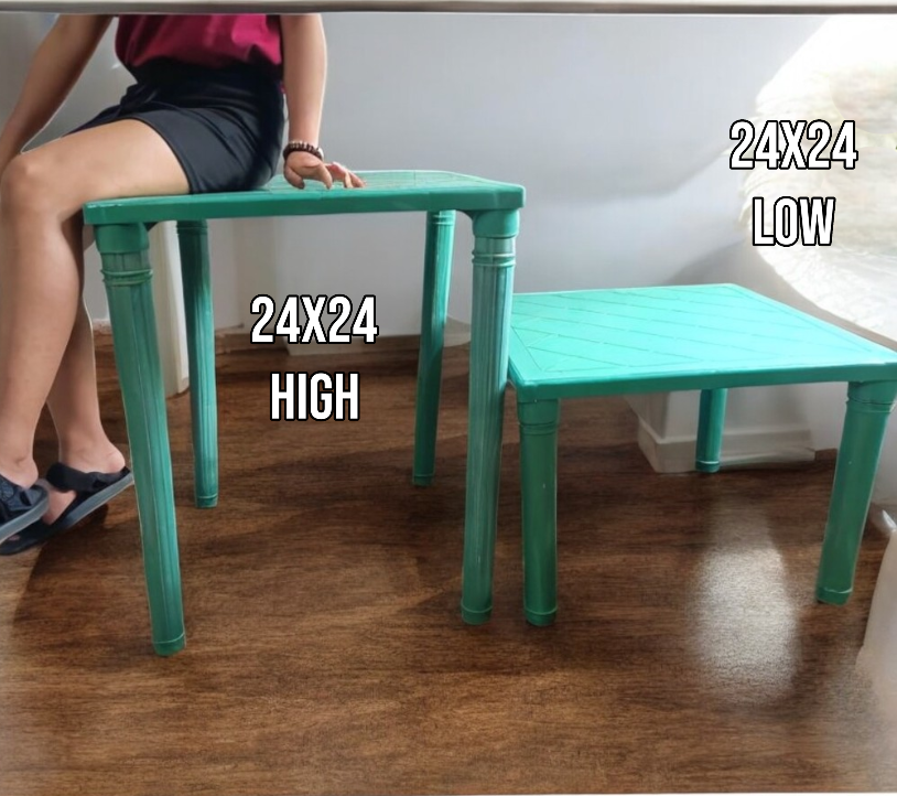 24X24 FUSON MONOBLOC TABLE/ KIDS AND ADULT TABLE (RANDOM COLOR ...