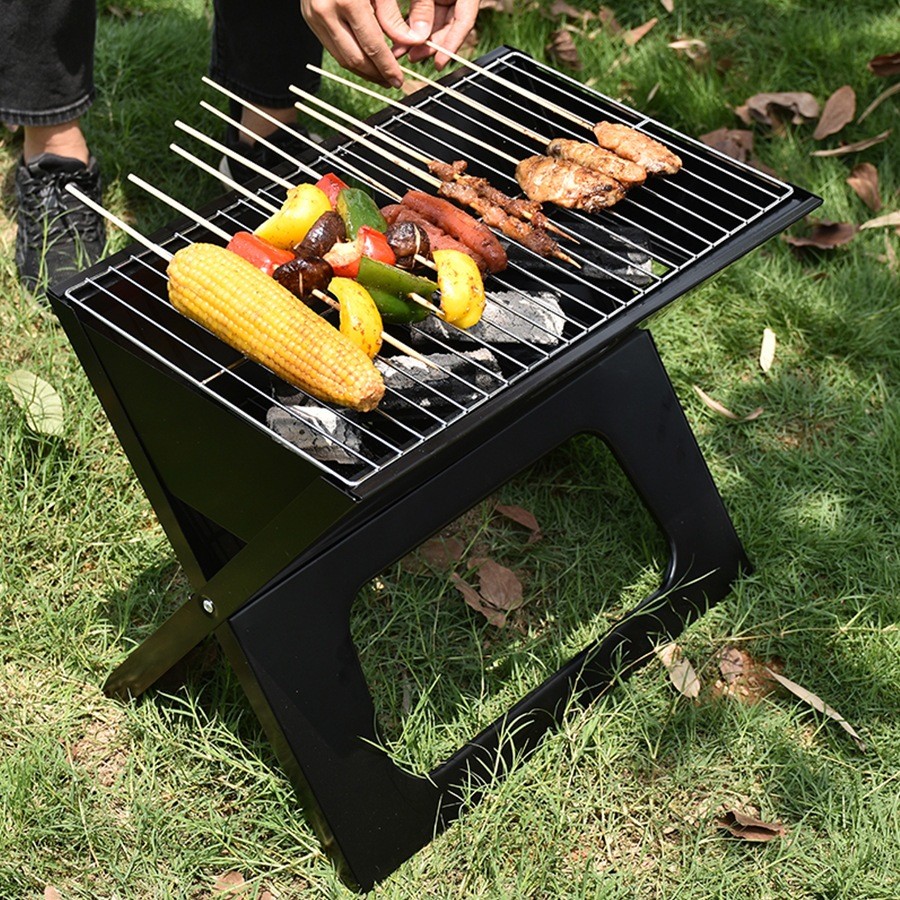 Outdoor Griller Portable Stainless Grill Pits Large BBQ Grill with ...