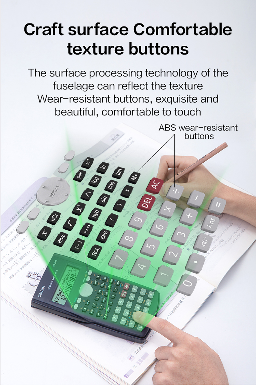 Deli D82MS 10+2 Digits Scientific Calculator 240 Functions | Shopee ...