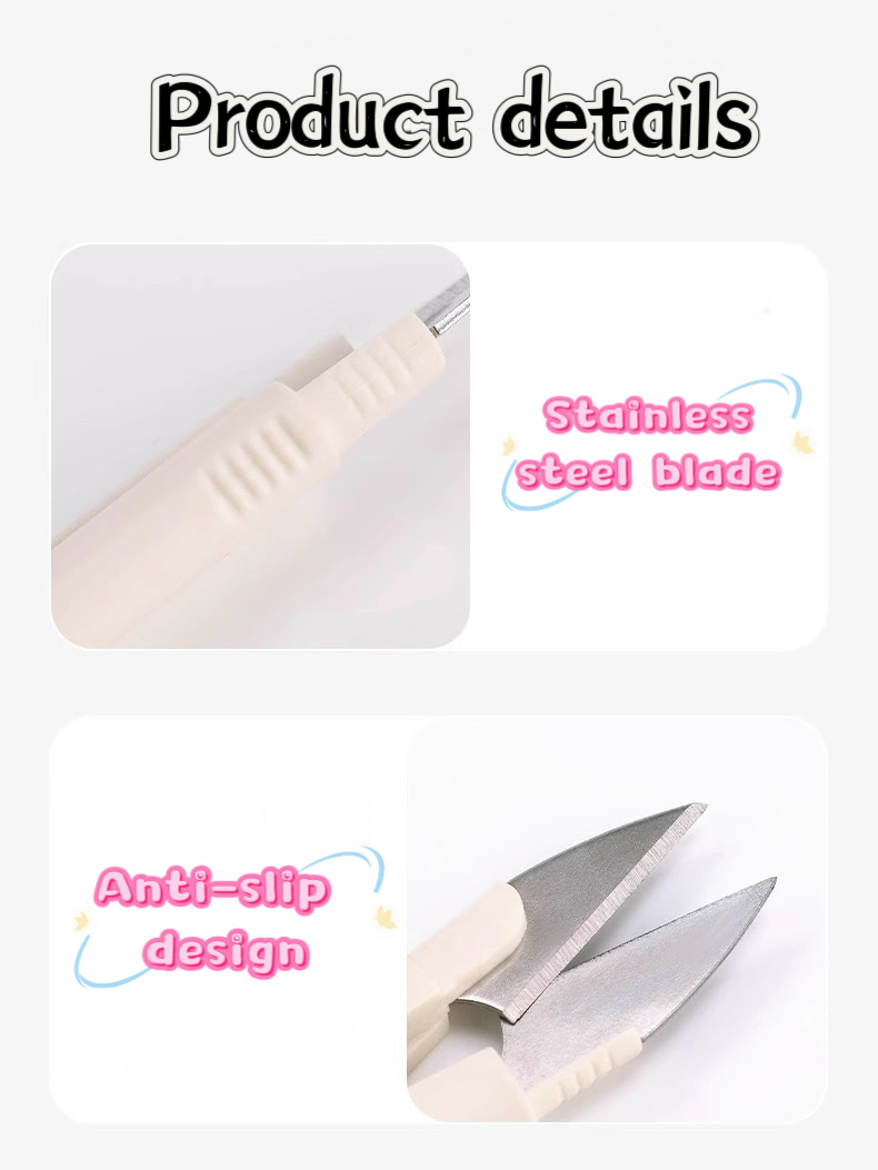 SJW Embroidery Craft Cutter Spring Scissor with Cover Snip Trimming ...