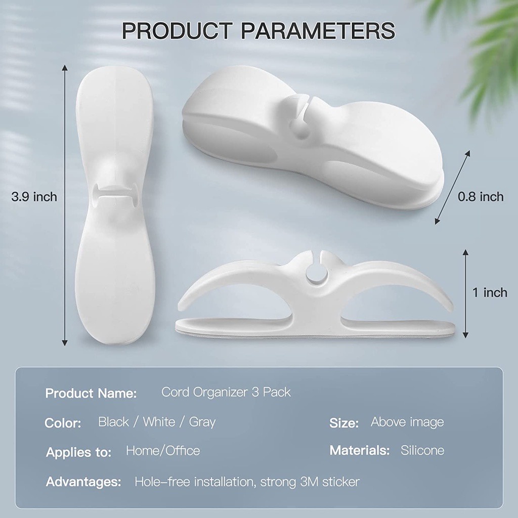 Wire Rope Storage Cable Wrap Cord Storage Organizer for Kitchen ...