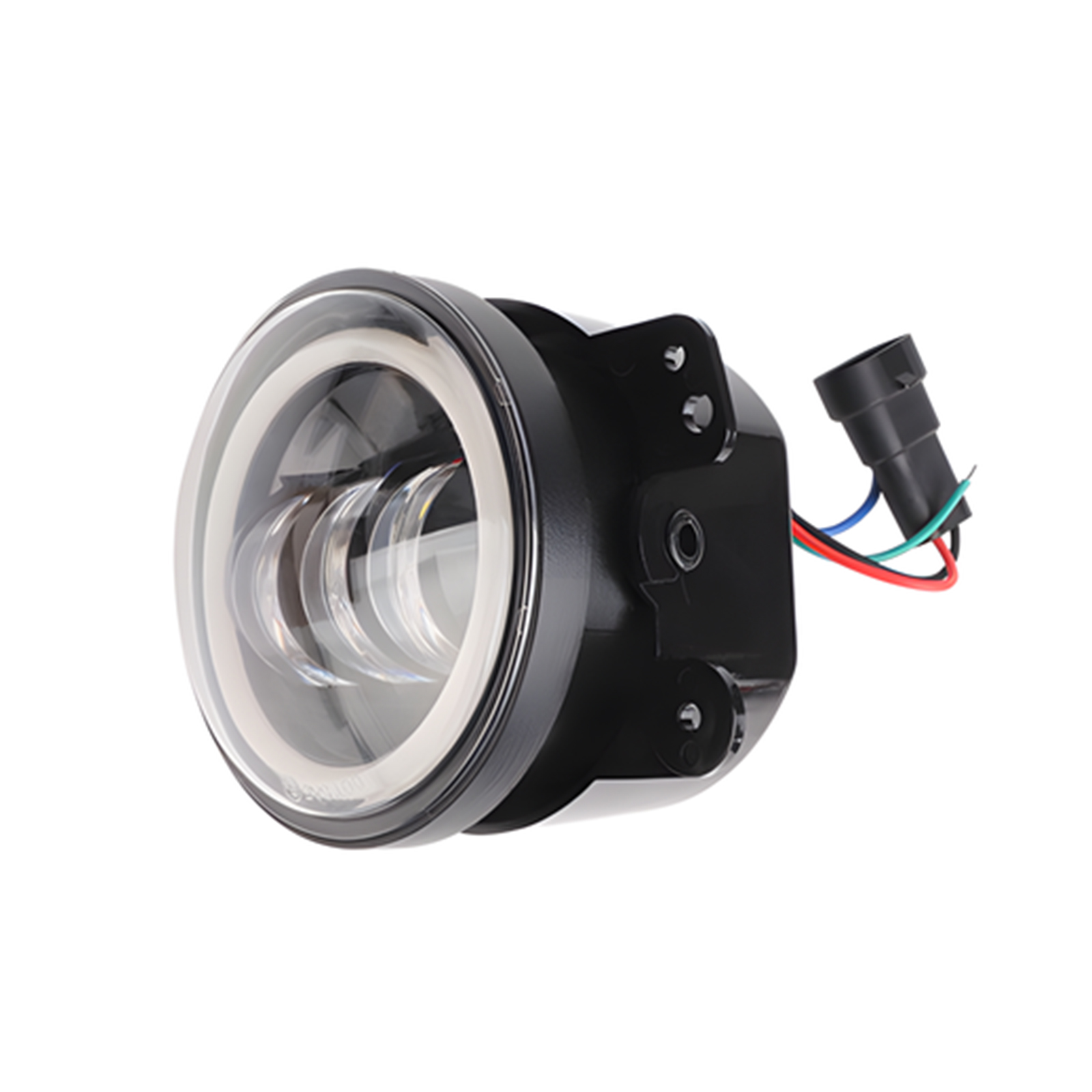 4 Inch LED Fog Lights For Car Motorcycle 60W Amber Yellow CREE Led ...