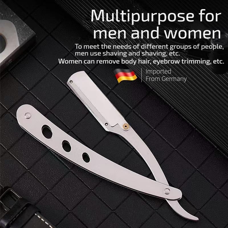 Labaha Folding Barber Razor Shaver Edge Manual Steel Trimming Beard ...