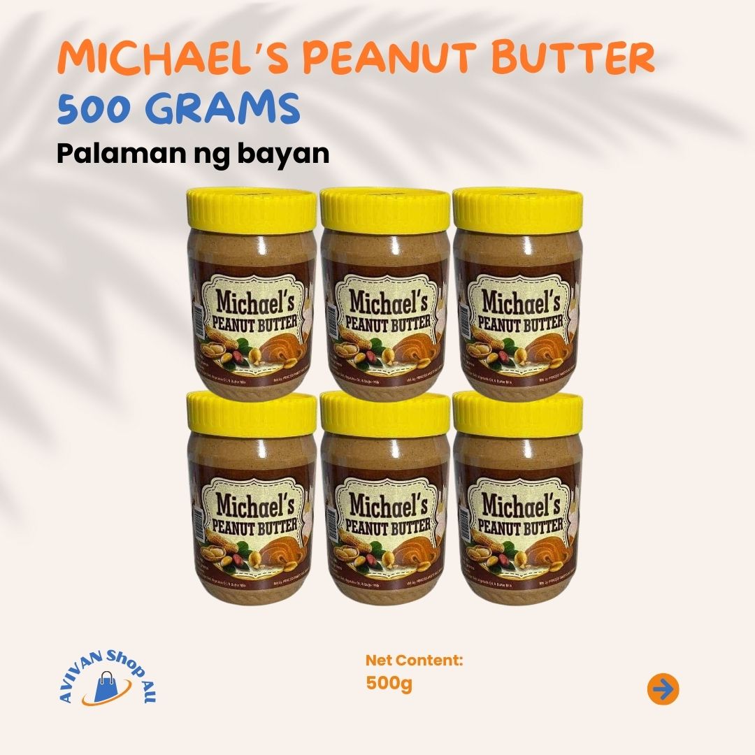 Michael's Peanut Butter | 500g | Palaman ng Bayan | Shopee Philippines