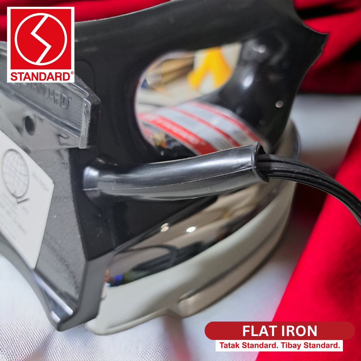 Standard Flat Iron Heavy Duty Plantsa for Clothes 1000W (White/Black ...