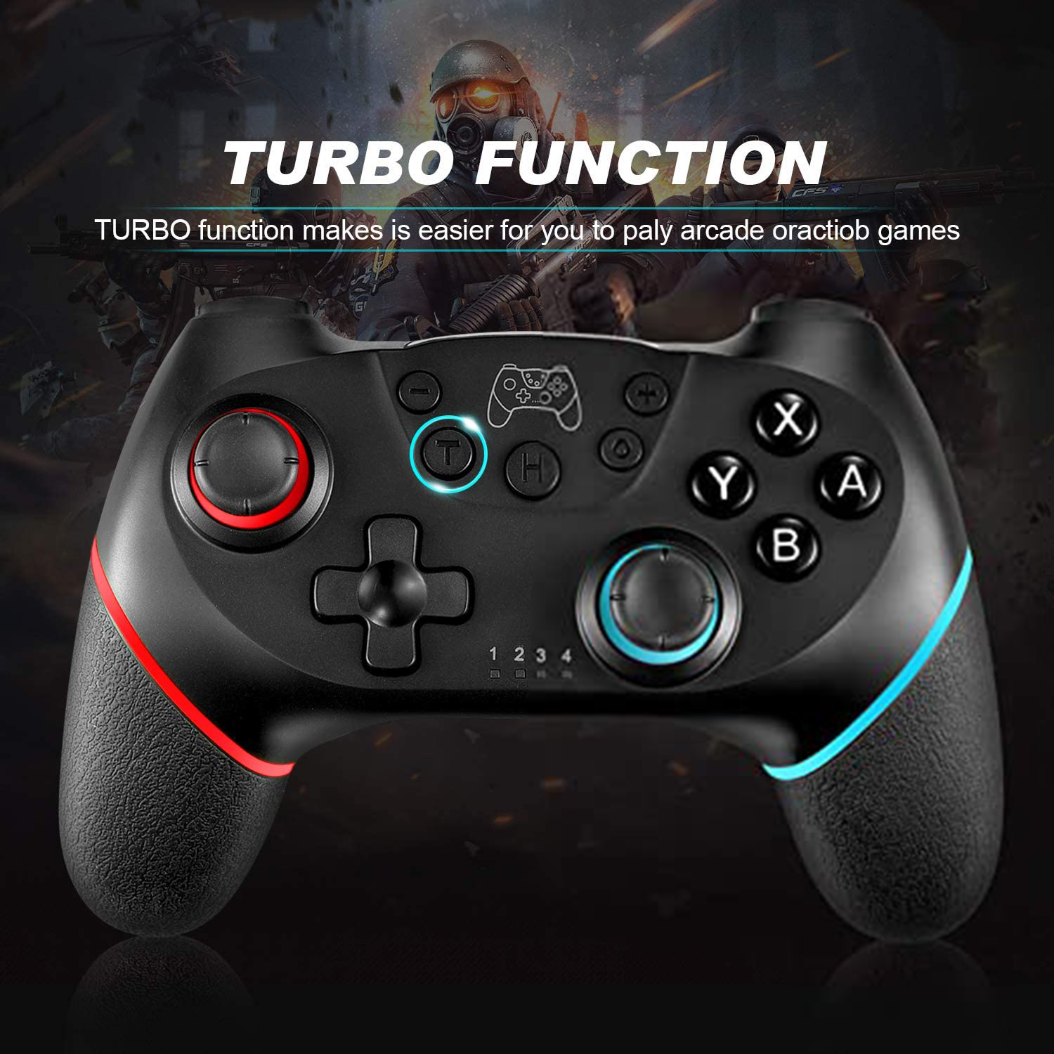 Wireless Controller Bluetooth Gamepad for Nintendo Switch Regular V1 ...