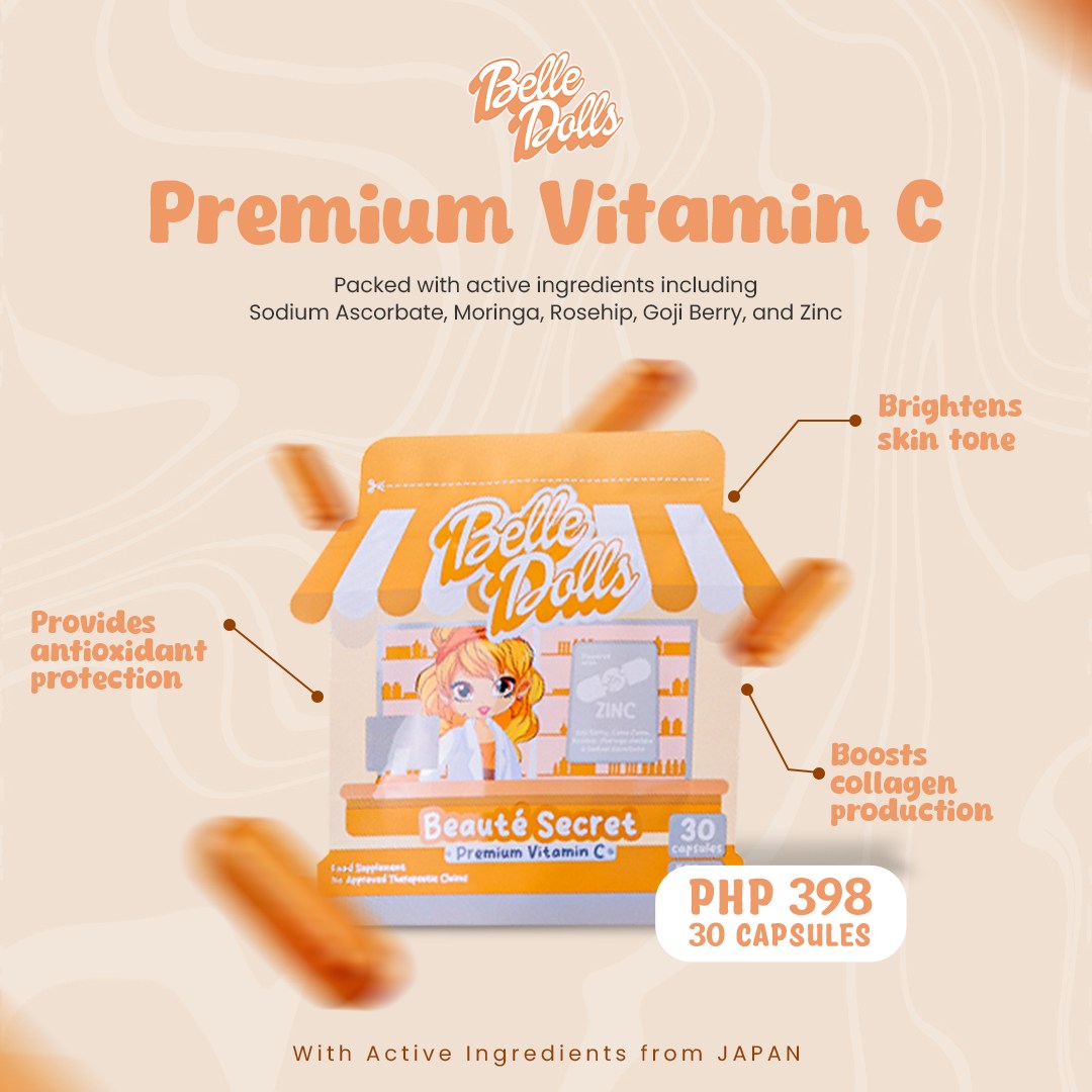Beautederm Belle Dolls Beaute Secret - Premium Vitamin C 30 Capsules ...