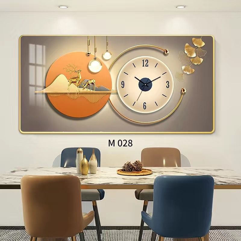 Premium Large living room clocks mural home 3d wall clock decorations ...
