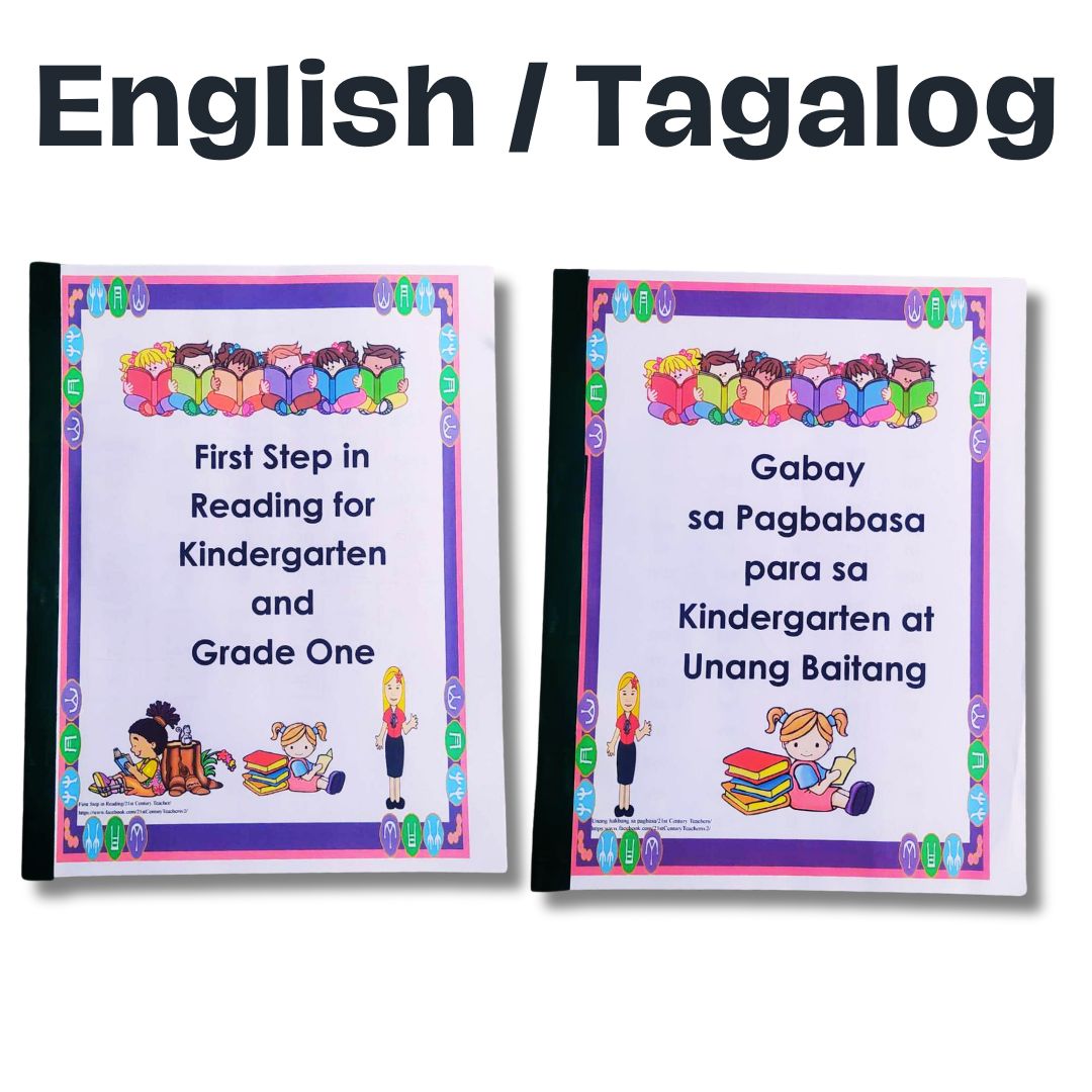 Gabay sa Pagbasa English Tagalog 21 Pages for kindergarten at grade 1 ...