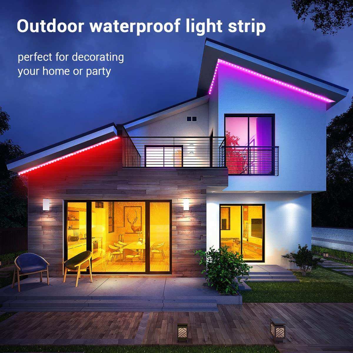 LED light for room 24-key bluetooth remote control LED Strip Light ...