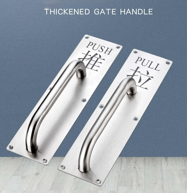 Stok STAINLESS Steel Main Door Handle Pull Push Handle Wood Door Handle ...