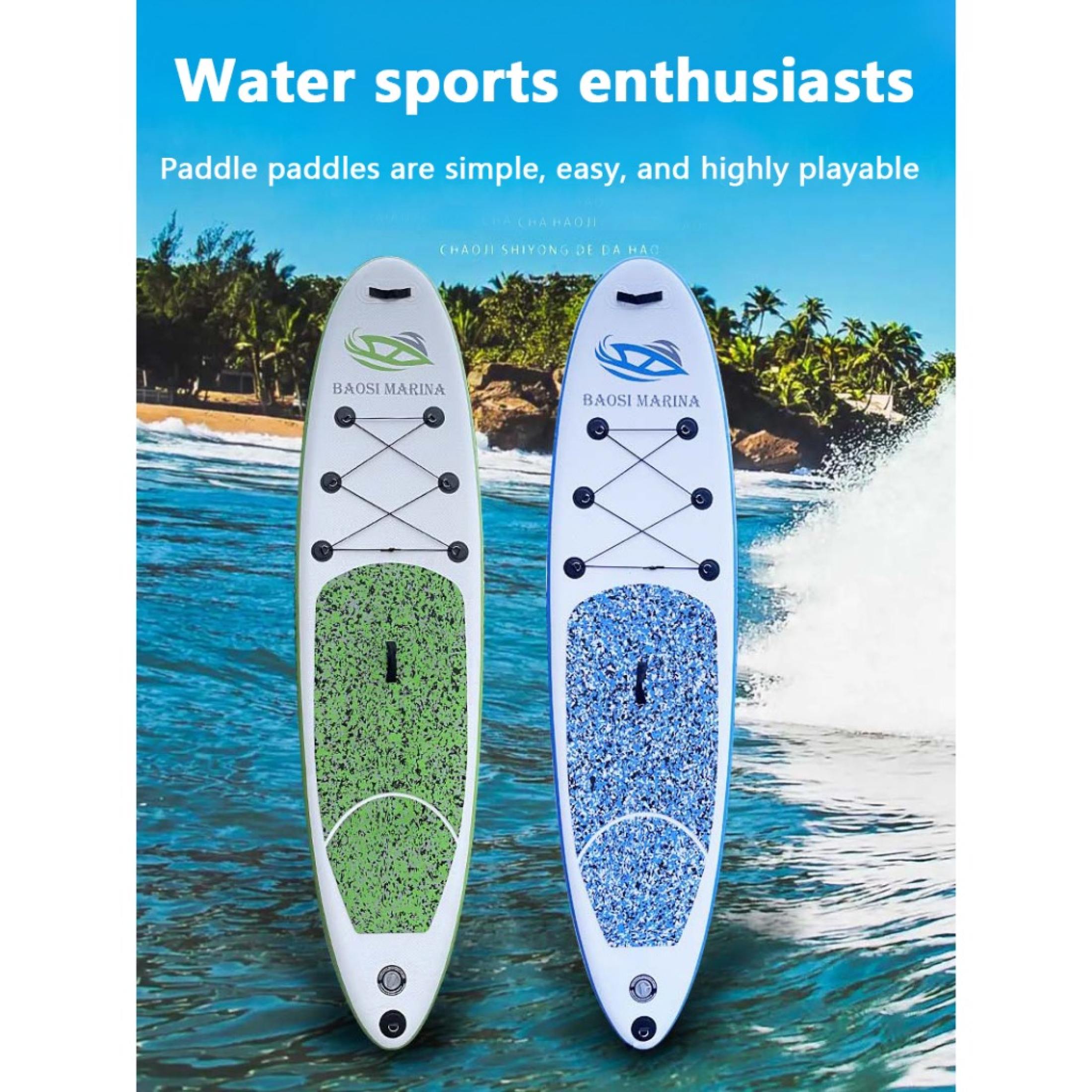 Inflatable Surfboard wakeboard Water SUP Standing Paddle Board Kayak ...