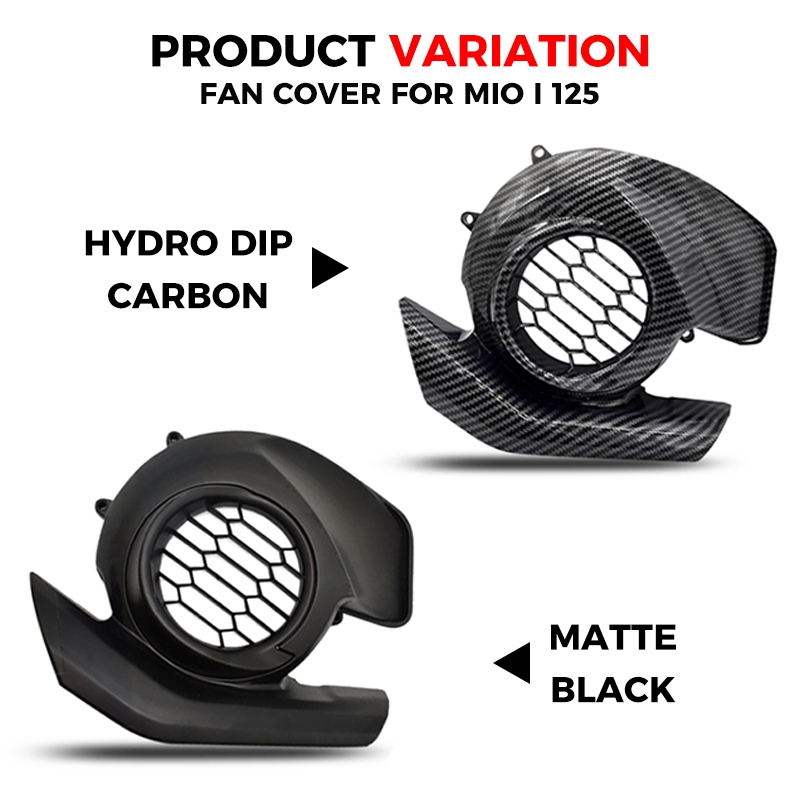 YAMAHA Fan Cover for MIO i 125 Carbon Motorcycle Accessories Soul i 125 ...