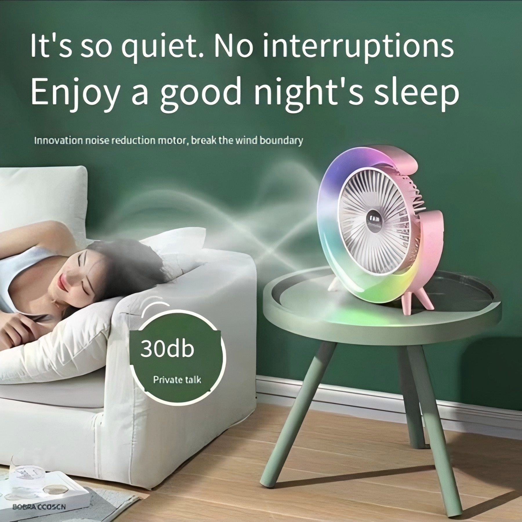 Mini Desk Fan Usb Rechargeable Fan Cooling Electric Fan Portable ...