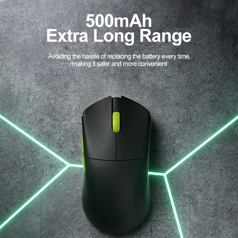 Zifriend M6 PAW 3395 Sensor Lightweight Wireless Gaming Mouse Tri-Mode 26K DPI 1K Hz Kailh GM8.0 ...