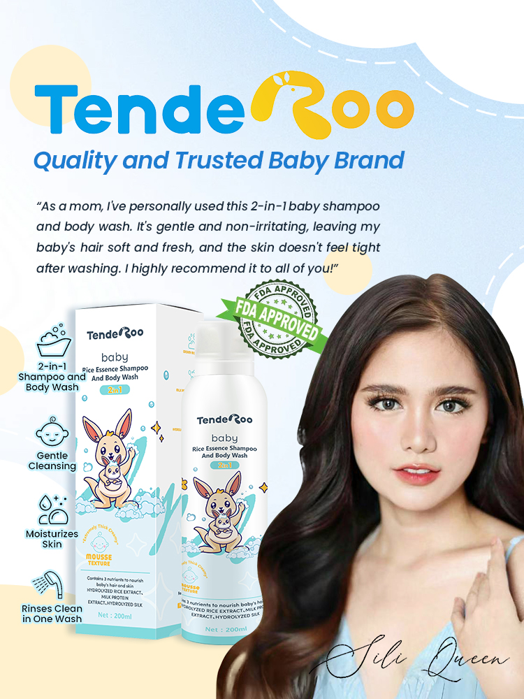[FDA Approved] Tenderoo Baby Rice Essence Shampoo and Body Wash 2in1 ...