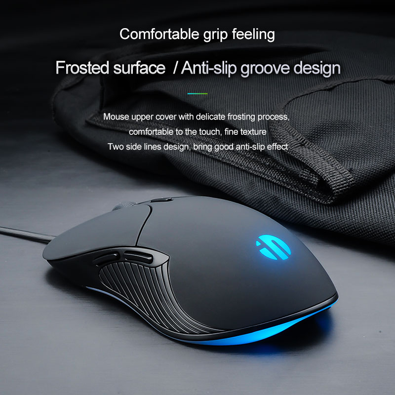 Inphic B1 Wired Gaming Mouse 6 Buttons Programmable RGB Light ...