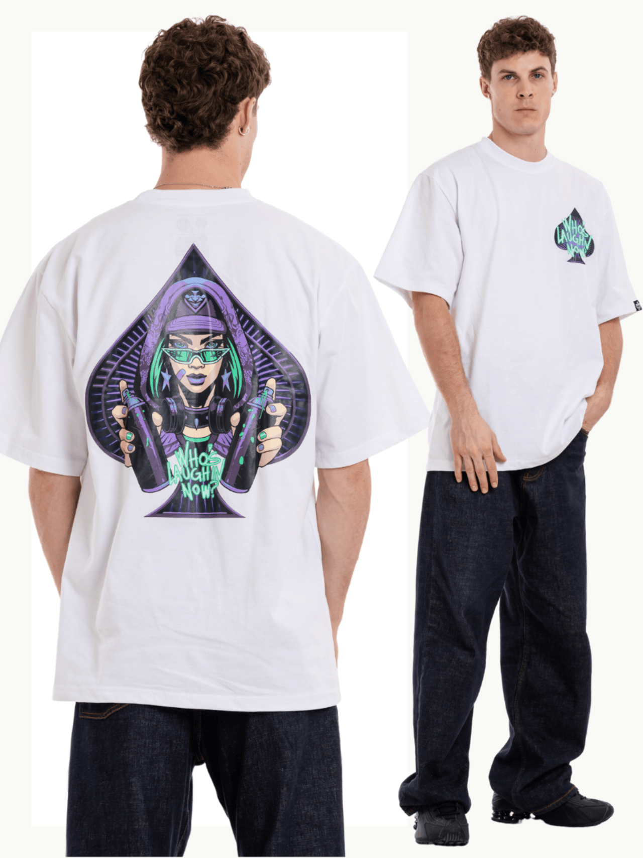 Real Jokes Clothing Lady Blast - White | Shopee Philippines