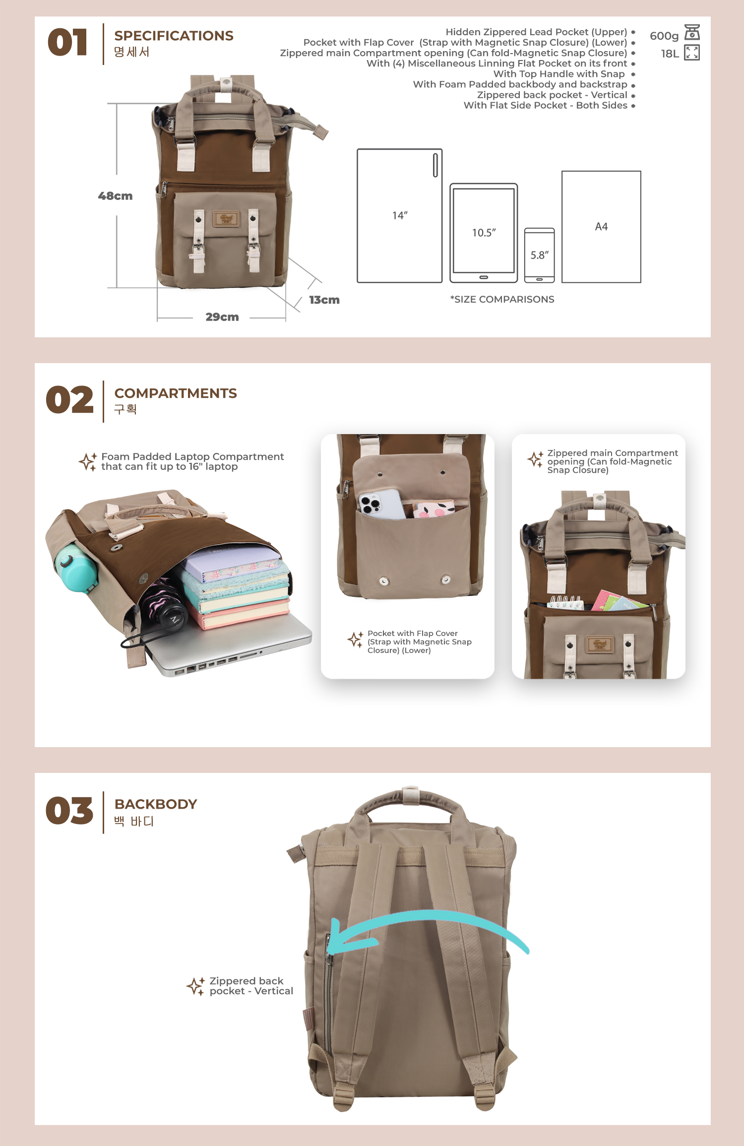 UTrend Lifestyle 287 Backpack | Shopee Philippines