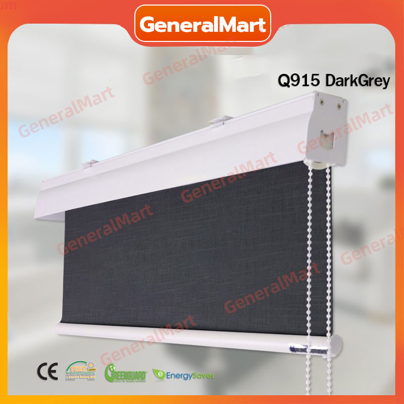 Solid color 100%Blackout Window Roller curtain Korean Blackout Roller ...