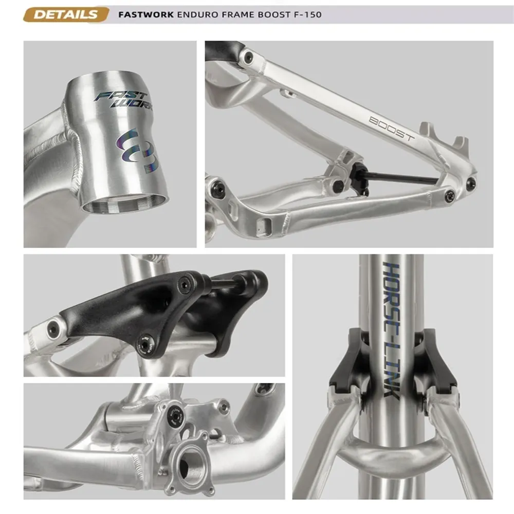FASTWORK MTB FRAME 26/27.5/29 soft tail full suspension XC trail AM ...