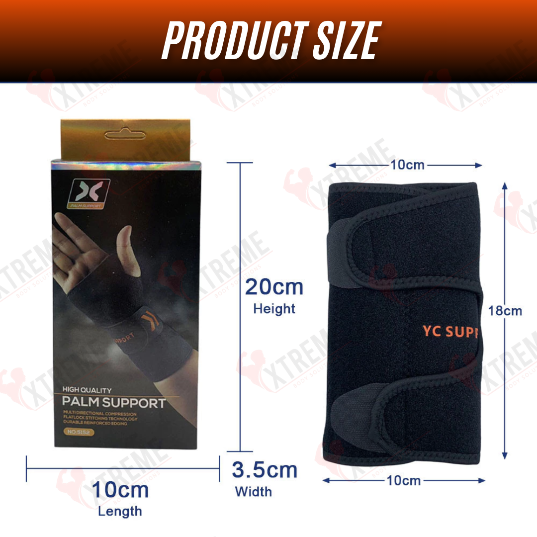 Palm Support Brace Adjustable Compression for Pain Relief Gym Sports ...