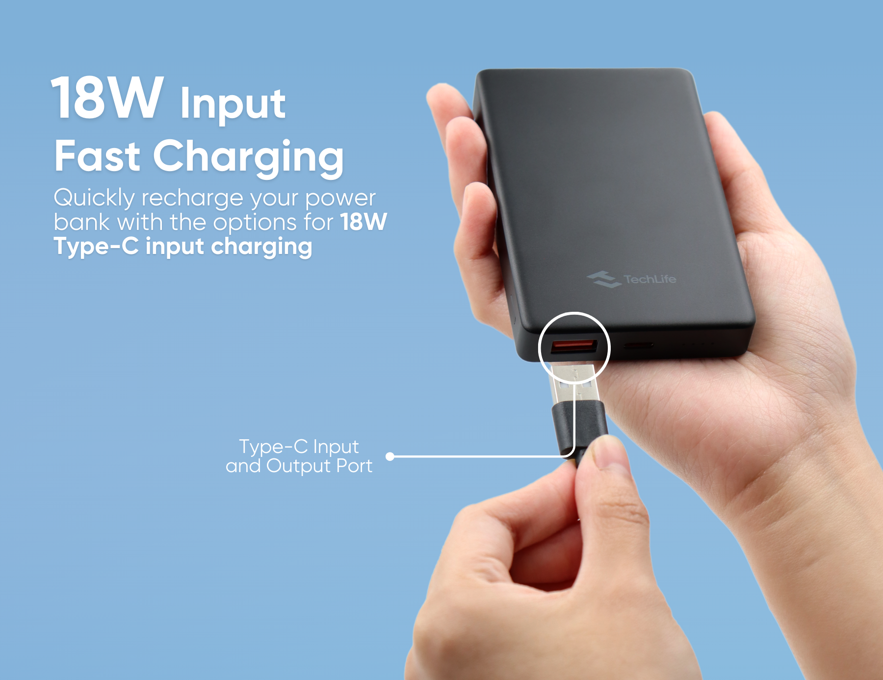 TechLife 22.5W Magnetic Power Bank 10000mAh l Supports Fast Charging ...