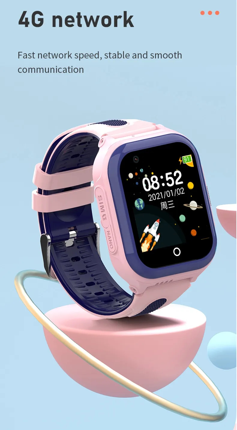 Samsung Kids Smartwatch 4G Waterproof Camera Photo Video Call SIM Card ...