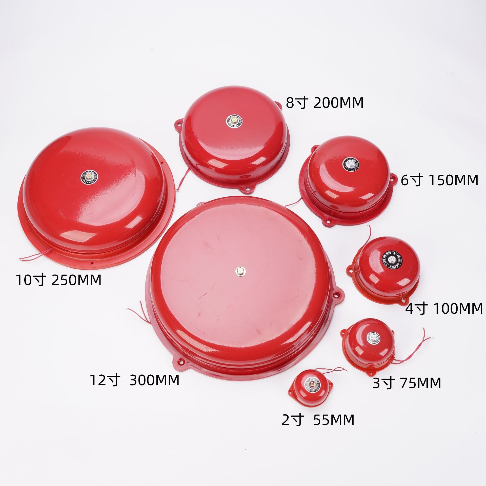 Fire Alarm Bell 4"/6"/8"/10"/12" Manual Switch Home Safe Mall Office ...