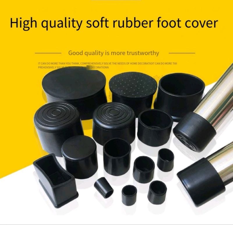 Rubber Footing Round Tube Rubber Footing Table Leg Rubber Footing Chair ...