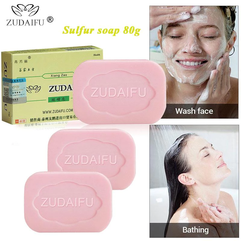 Sulfur Soap Combination package Fungus Seborrhea Conditions Pimple ...