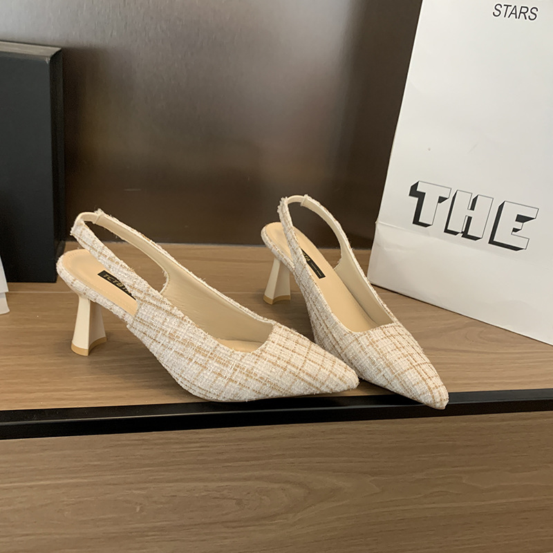 Fashion Pointed Heels For Women Classy Block Heels Sandals Korean ...