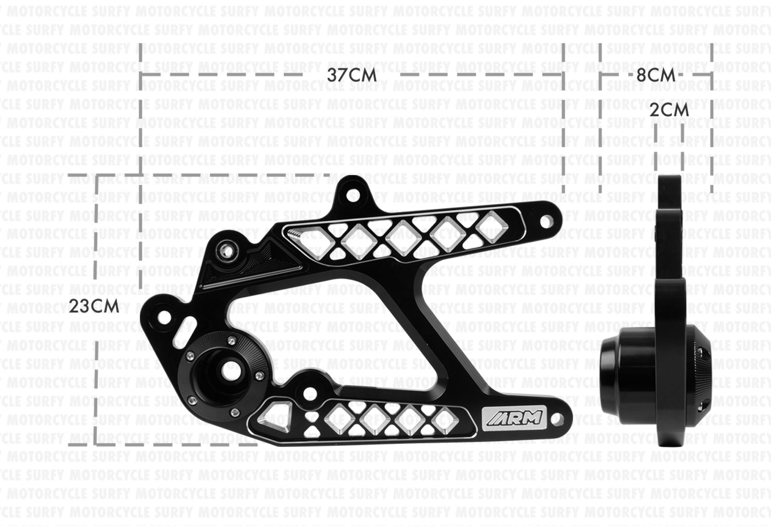ARM Premium Swing Arm CNC 2-Color Aluminum Design For Nmax Aerox v1&v2 ...