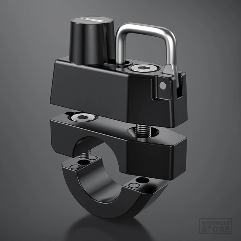 Motorcycle Lelmet Lock Zinc Alloy Anti-theft Device E-bike Rustproof ...